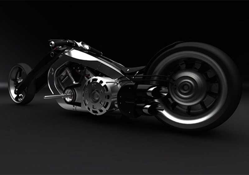CUSTOM BIKE CONCEPT: odvážná sci-fi vize × Motoforum.cz