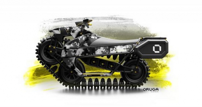Oruga Unitrack: první elektrický monotrack × Motoforum.cz